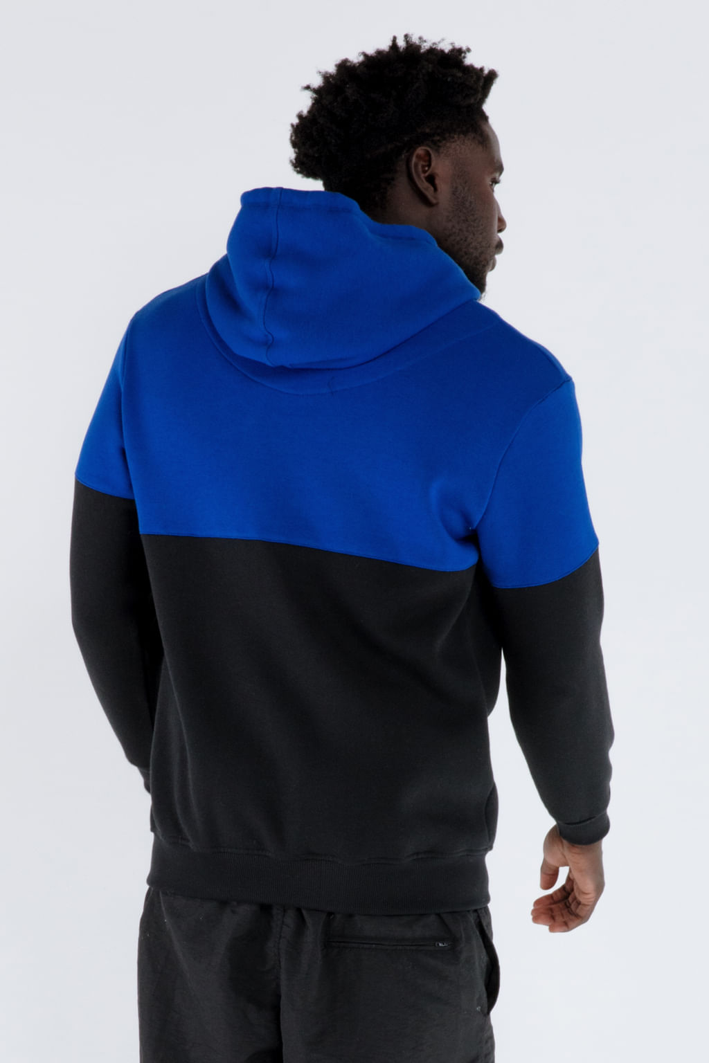 MOLETOM LEVE MASCULINO FAGULHA 50%POLIESTER 50%ALGODAO AZUL ROYAL ...